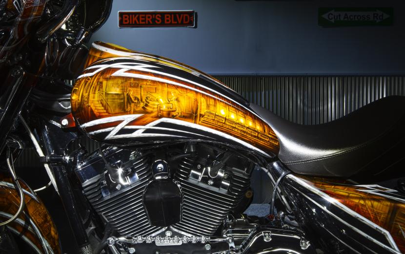 Duane Rice and his custom motorcycle | Modern Casting